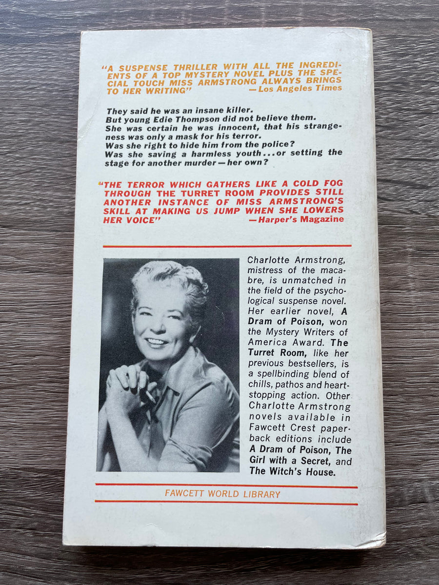 The Turret Room by Charlotte Armstrong Vintage 1967 Fawcett Crest Thri ...