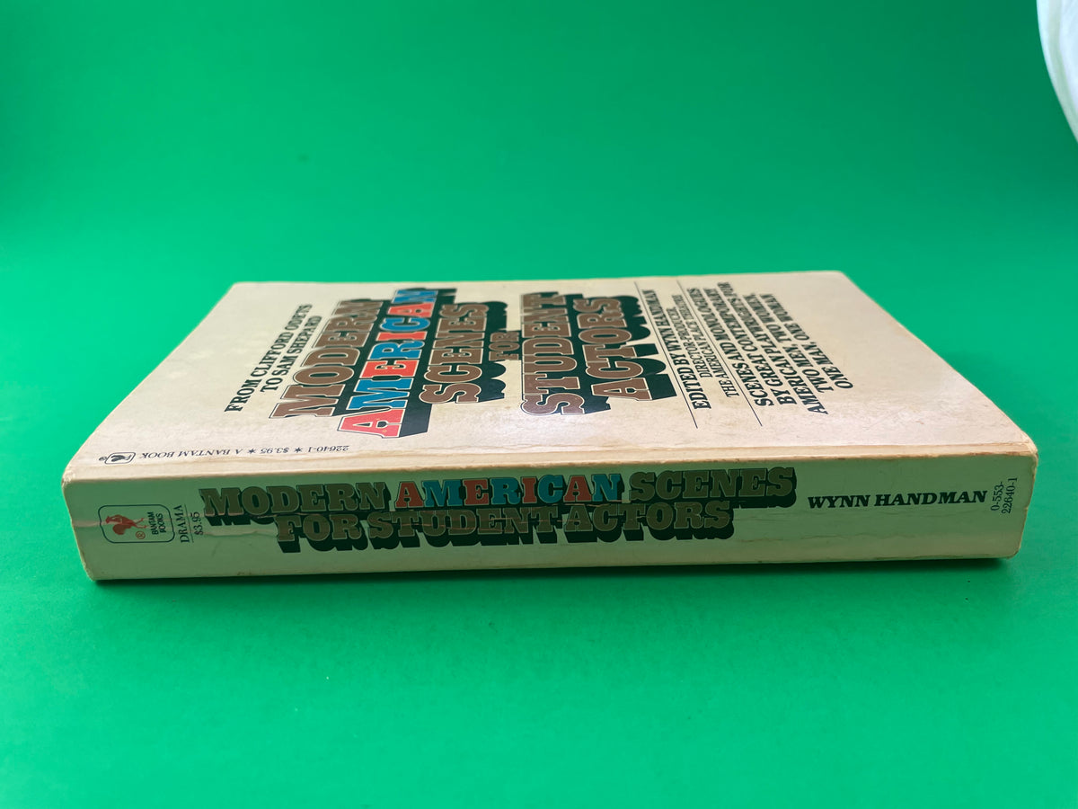 Modern American Scenes for Student Actors by Wynn Handman Vintage 1980 ...
