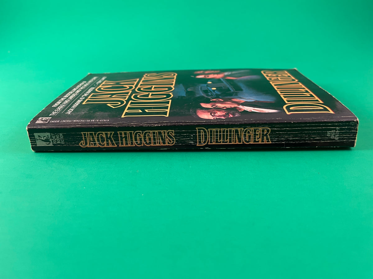 Dillinger by Jack Higgins Vintage 1991 Pocket Paperback Bank Robber Bl ...