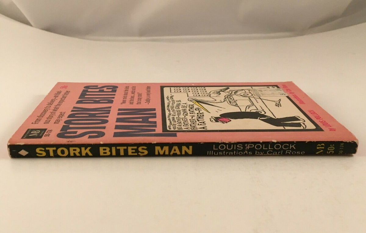Stork Bites Man Louis Pollock PB Paperback 1963 Vintage Humor Expectan ...